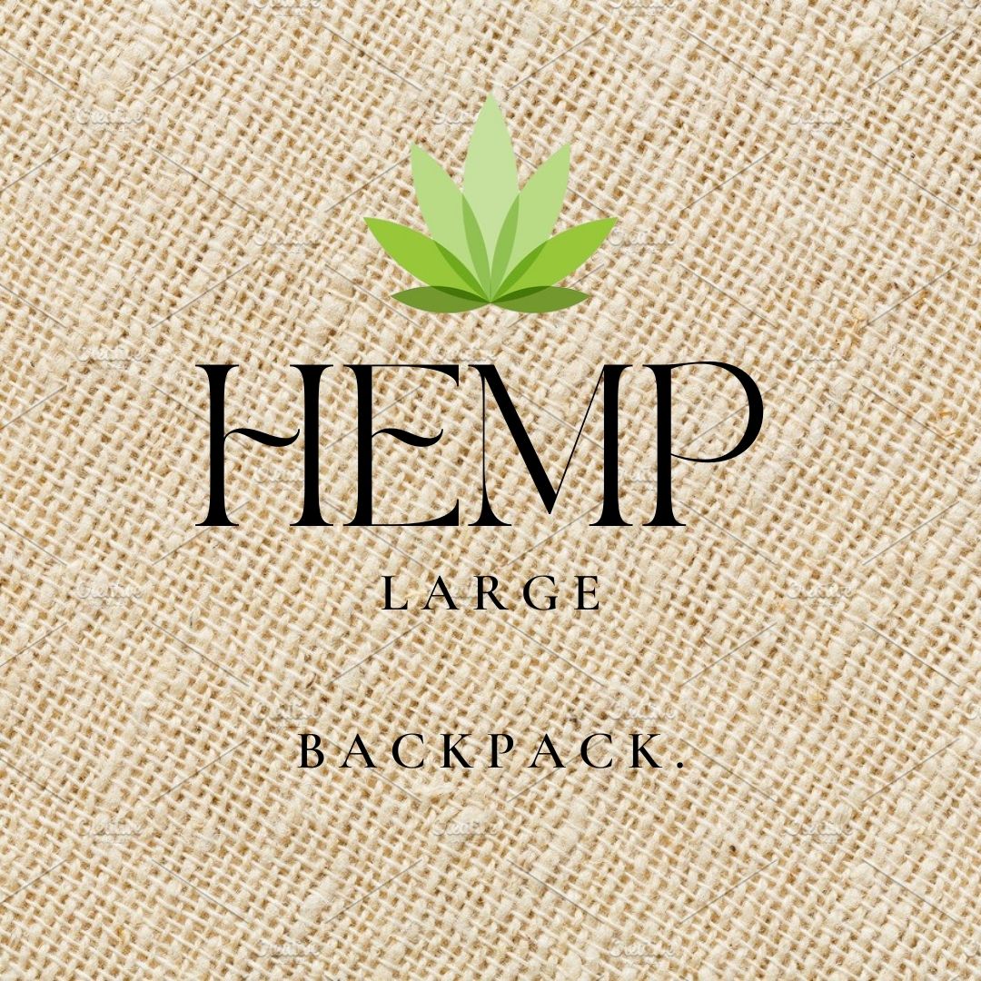 Hemp Large Backpack – Himalaya Handmade