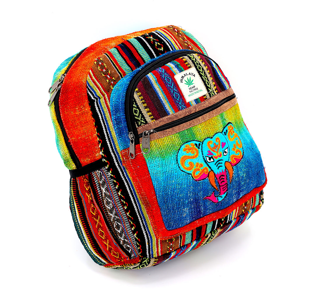Hemp Mini Backpack – Himalaya Handmade