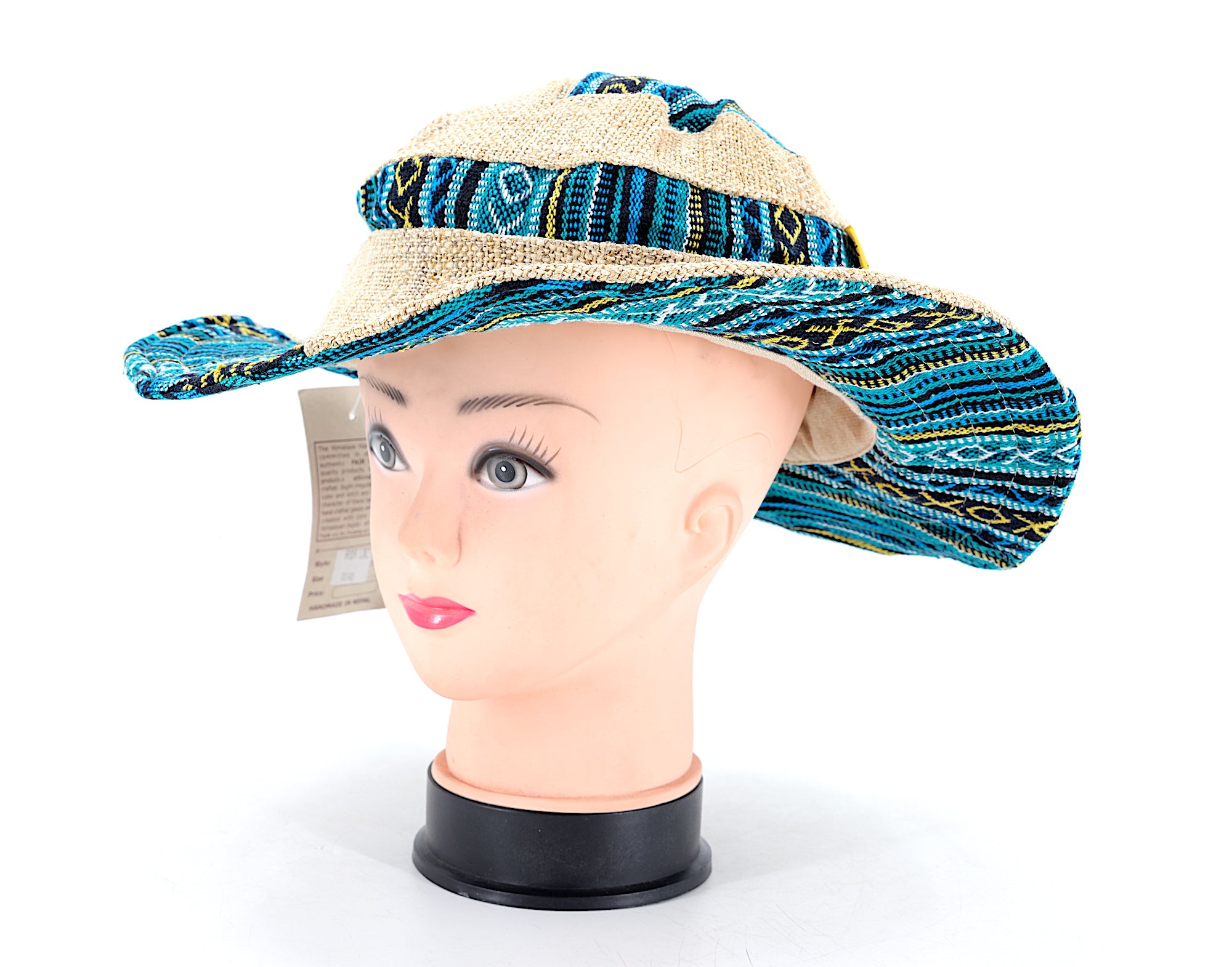 Hemp Hippie Handmade Gheri Mix Bohemian Hat – Himalaya Handmade